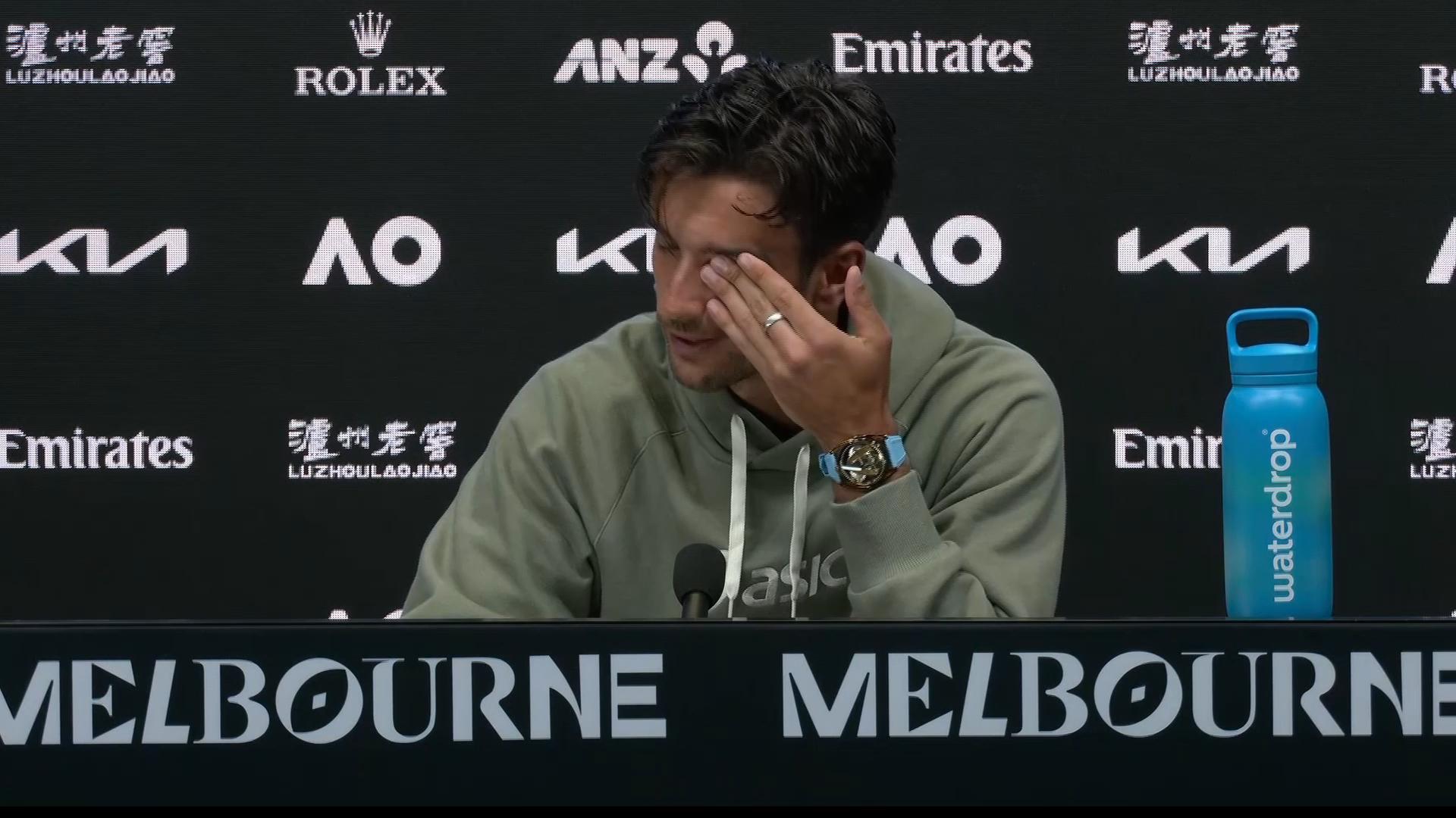 'It's really painful' - Musetti on leg injury and retirement from ...