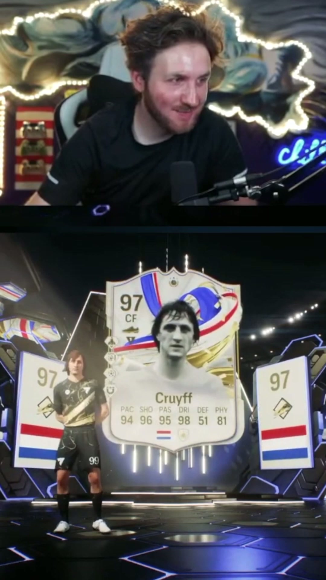 OMG! 97 greats of the game Cruyff in a pack! #shorts