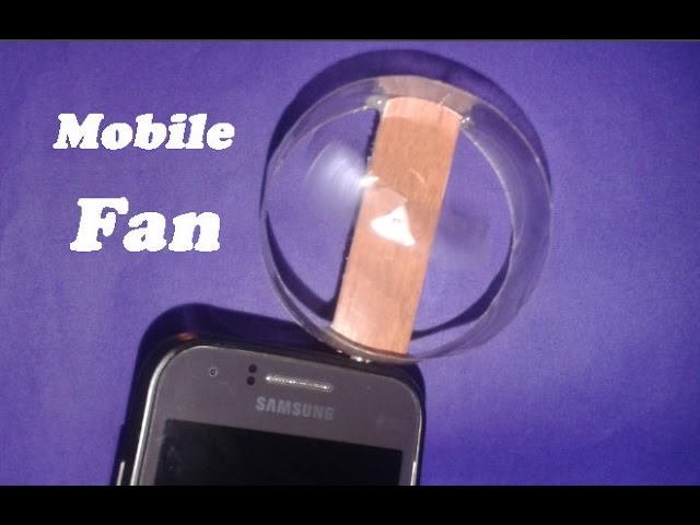 DIY mini fan for your smartphone: Easy portable cooling project!