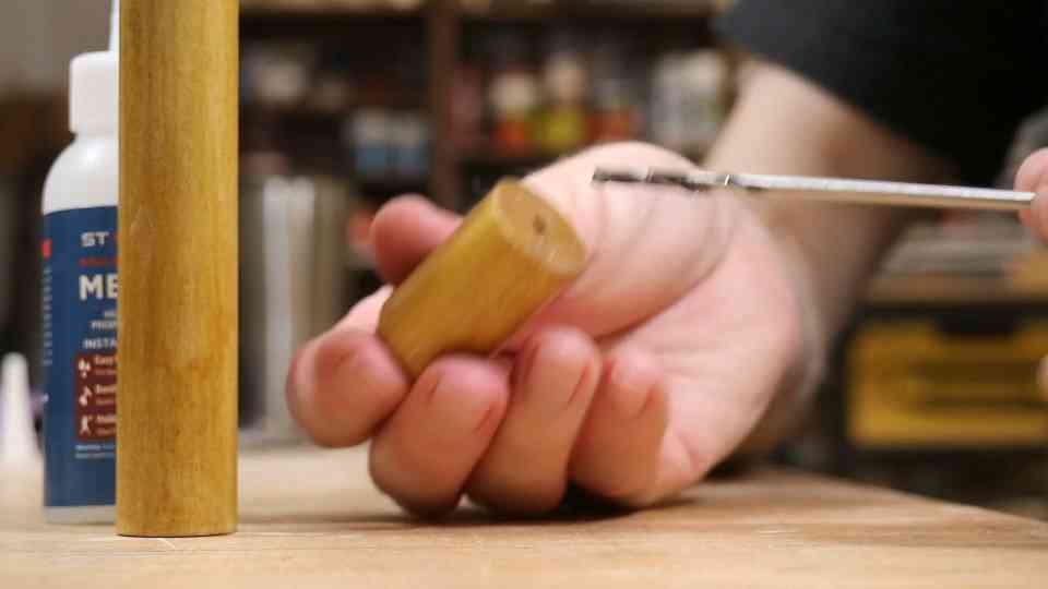 Making the secret skewer for the solo eater wiener heater