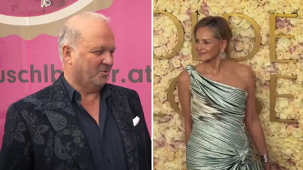 Karl Guschlbauer holt Sharon Stone zum Opernball