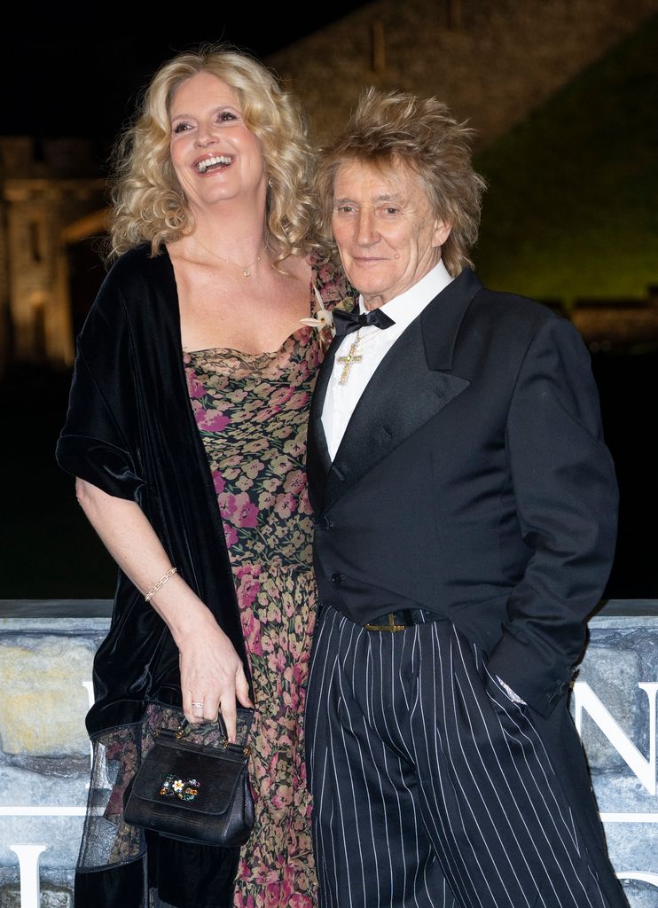 Rod Stewart is smitten with Penny Lancaster amid star-studded date night