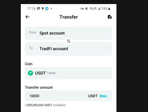 Trading gold with USDT: A hands-on look at Bitget TradFi