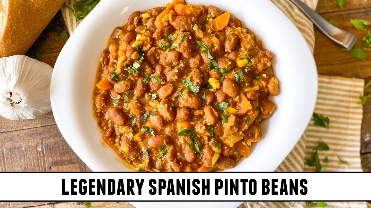 Legendary Spanish pinto beans | Mind-blowing good & done in 30 minutes