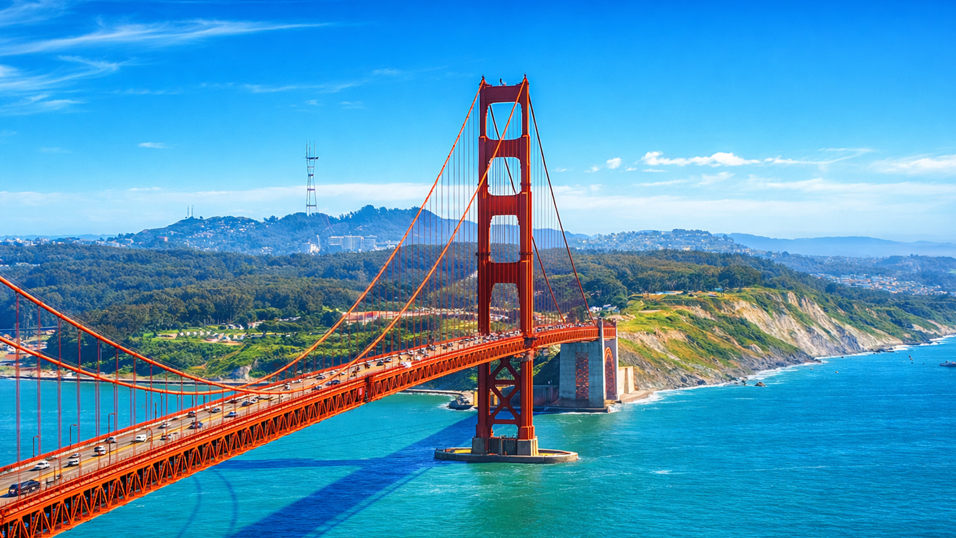 Golden Gate Bridge : brume et vues panoramiques sur la baie en 4K
