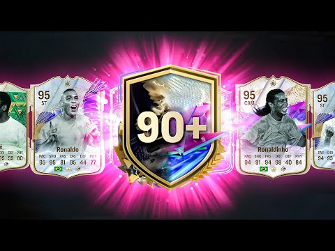 I opened 50 x 90+ encore icon player picks in EA FC 24!