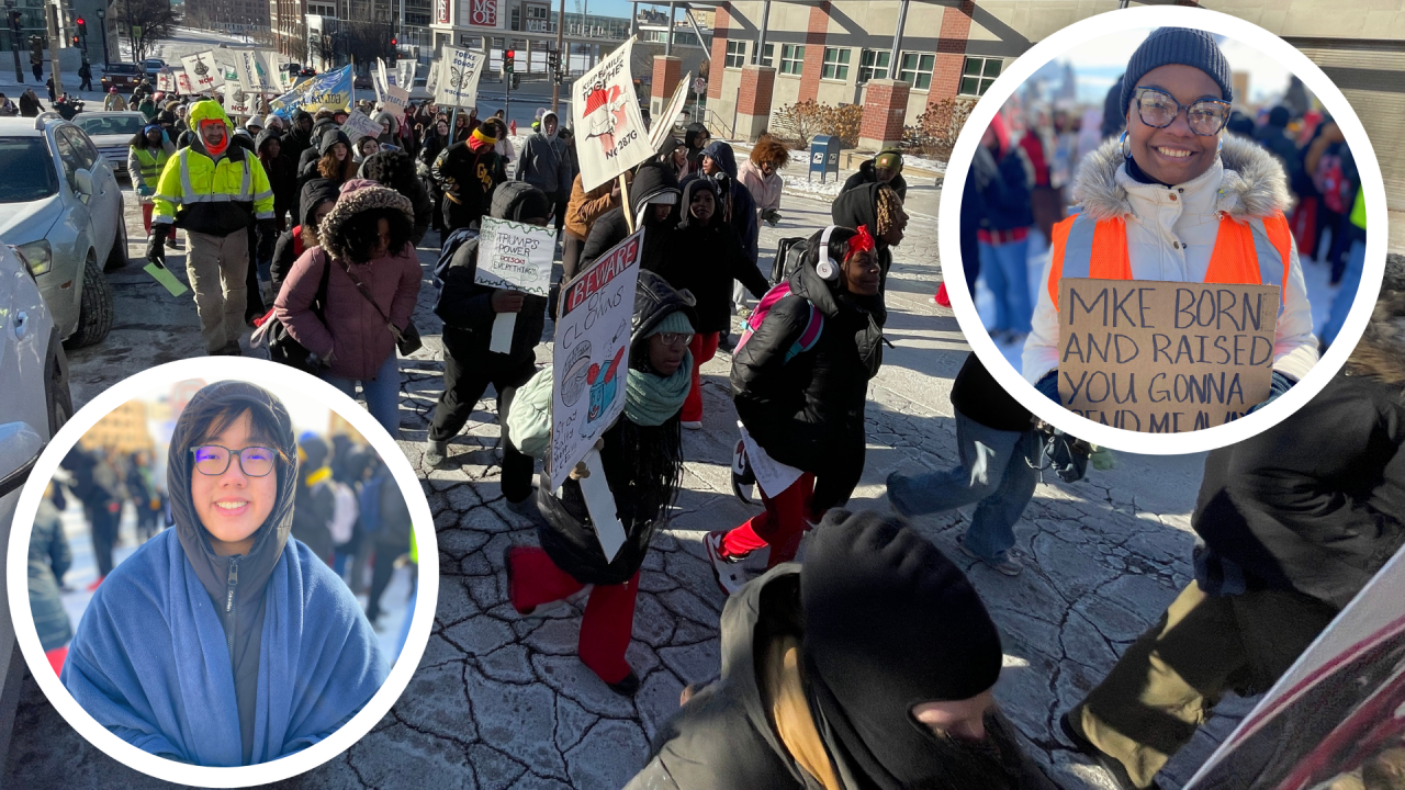 Milwaukee students walk out of class to protest immigration enforcement ...