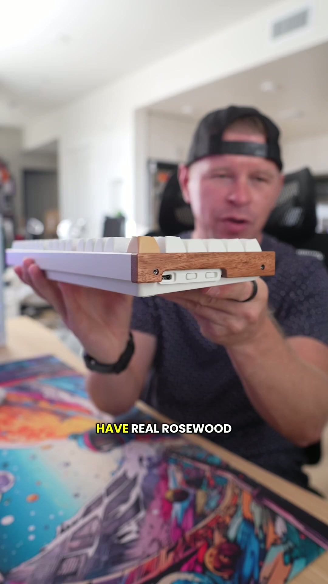 The Keychron K8 HE wireless special edition keyboard!