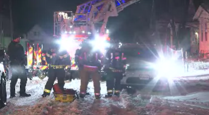 Working fire reported on East Oregon Street in Evansville