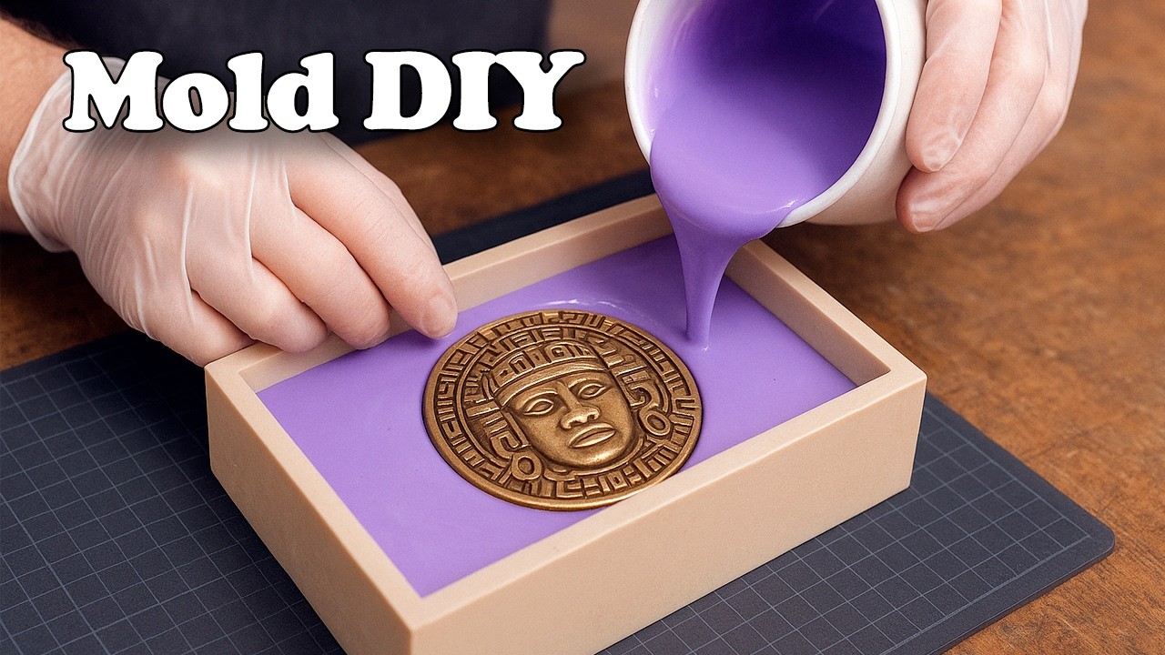 How to Make Silicone Molds for Aztec Pendants?