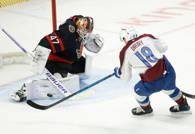 Senators hand league-leading Avalanche 3rd loss in 4 games with 5-2 victory