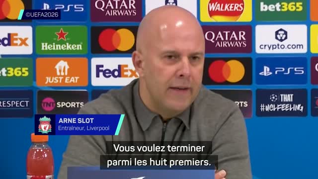 Liverpool - Les Reds en 8ème, Slot : “Notre appétit est grand