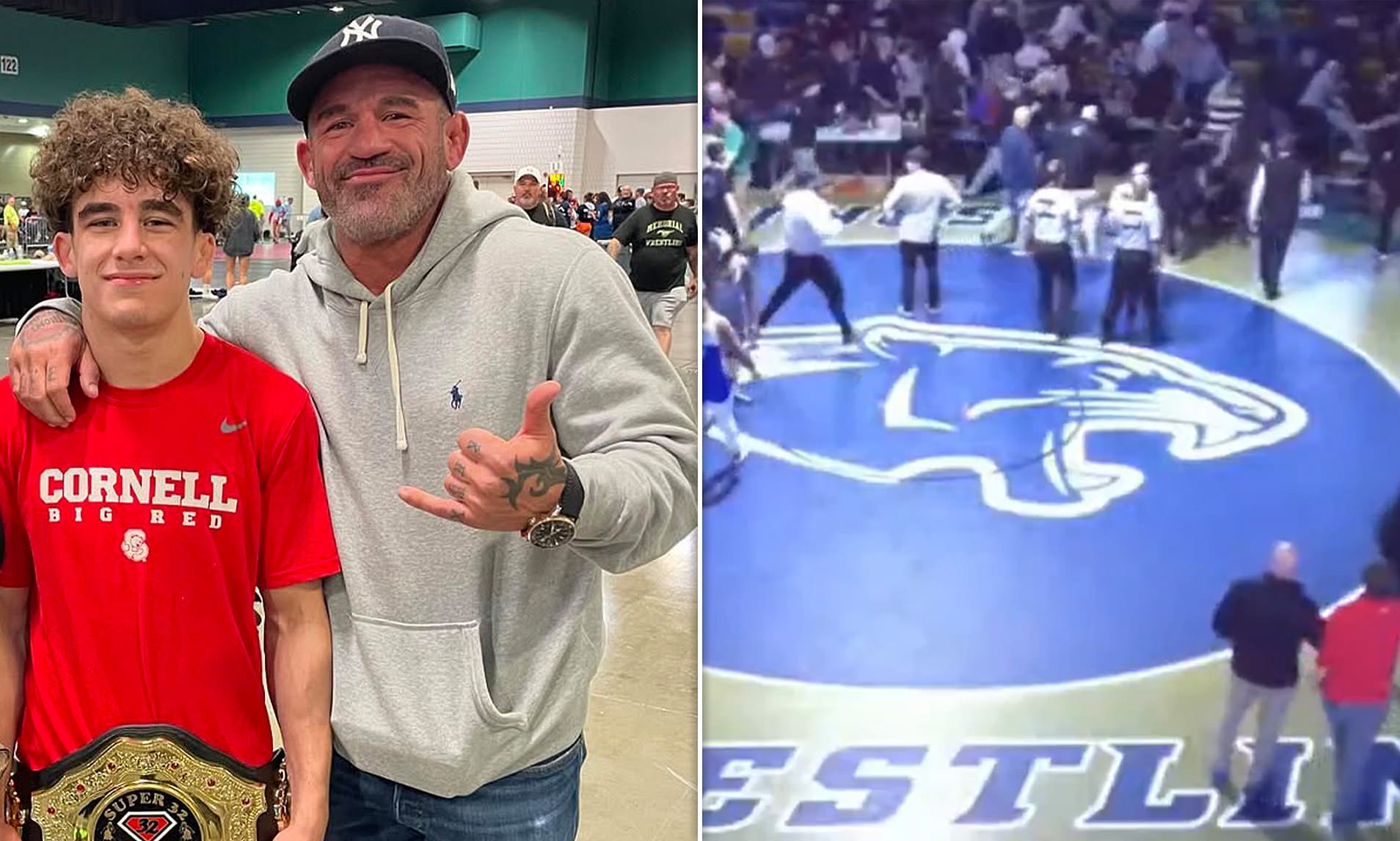 Rising wrestling star and dad sentenced over wild brawl at New Jersey ...