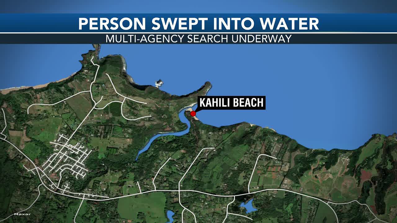 Search for missing teen suspended, 1 injured after being swept into ocean