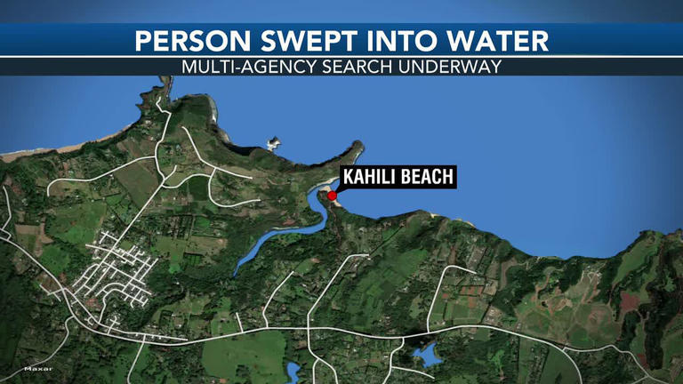 Search for missing teen suspended, 1 injured after being swept into ocean