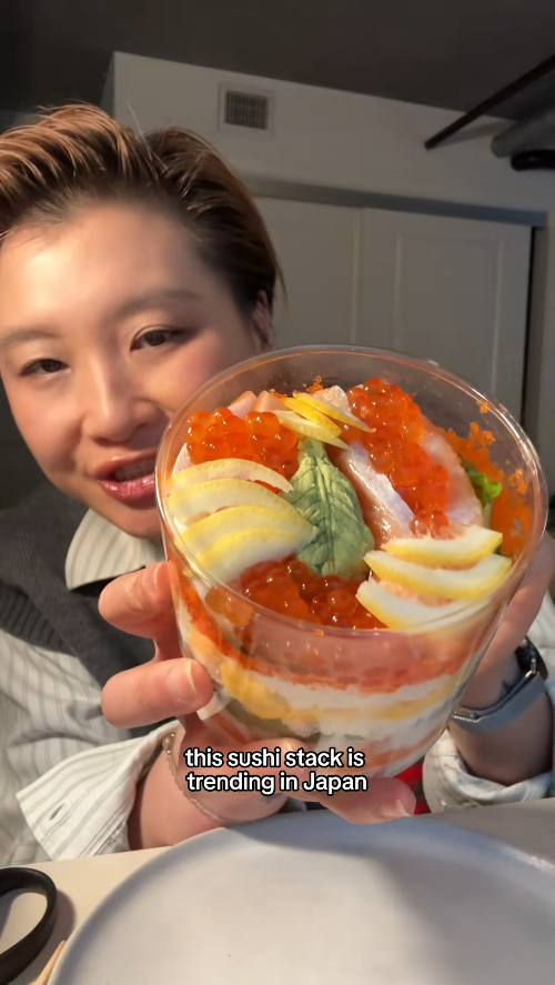 Salmon sushi stack: A must-try sushi mille-feuille | Food review