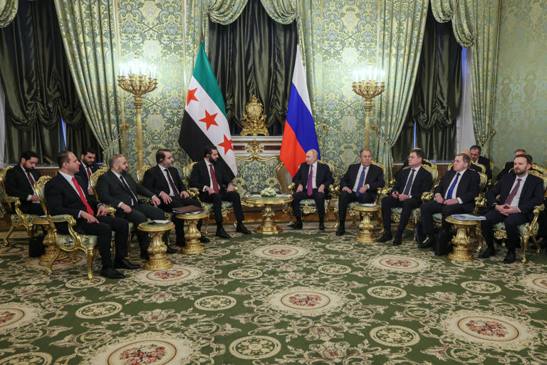Syrian leader meets Putin in Moscow with Russian military bases on agenda