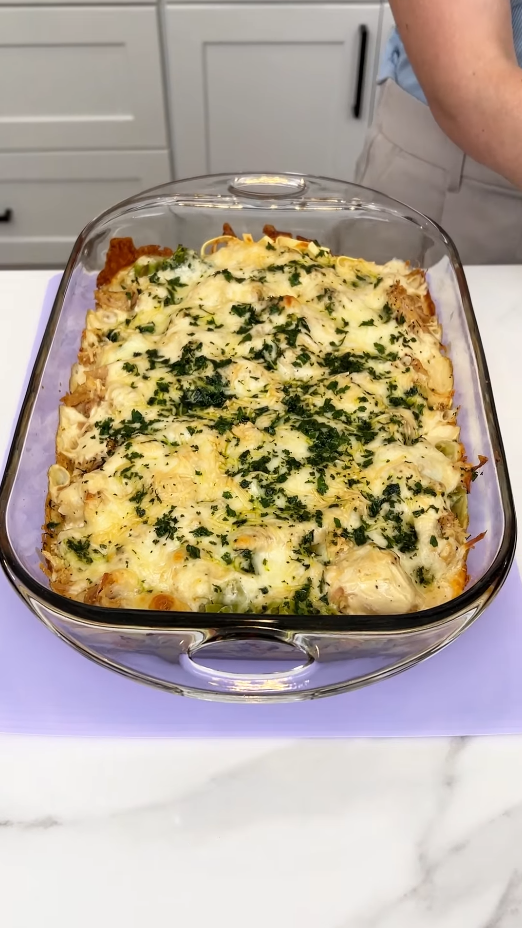 One pan chicken Alfredo made simple