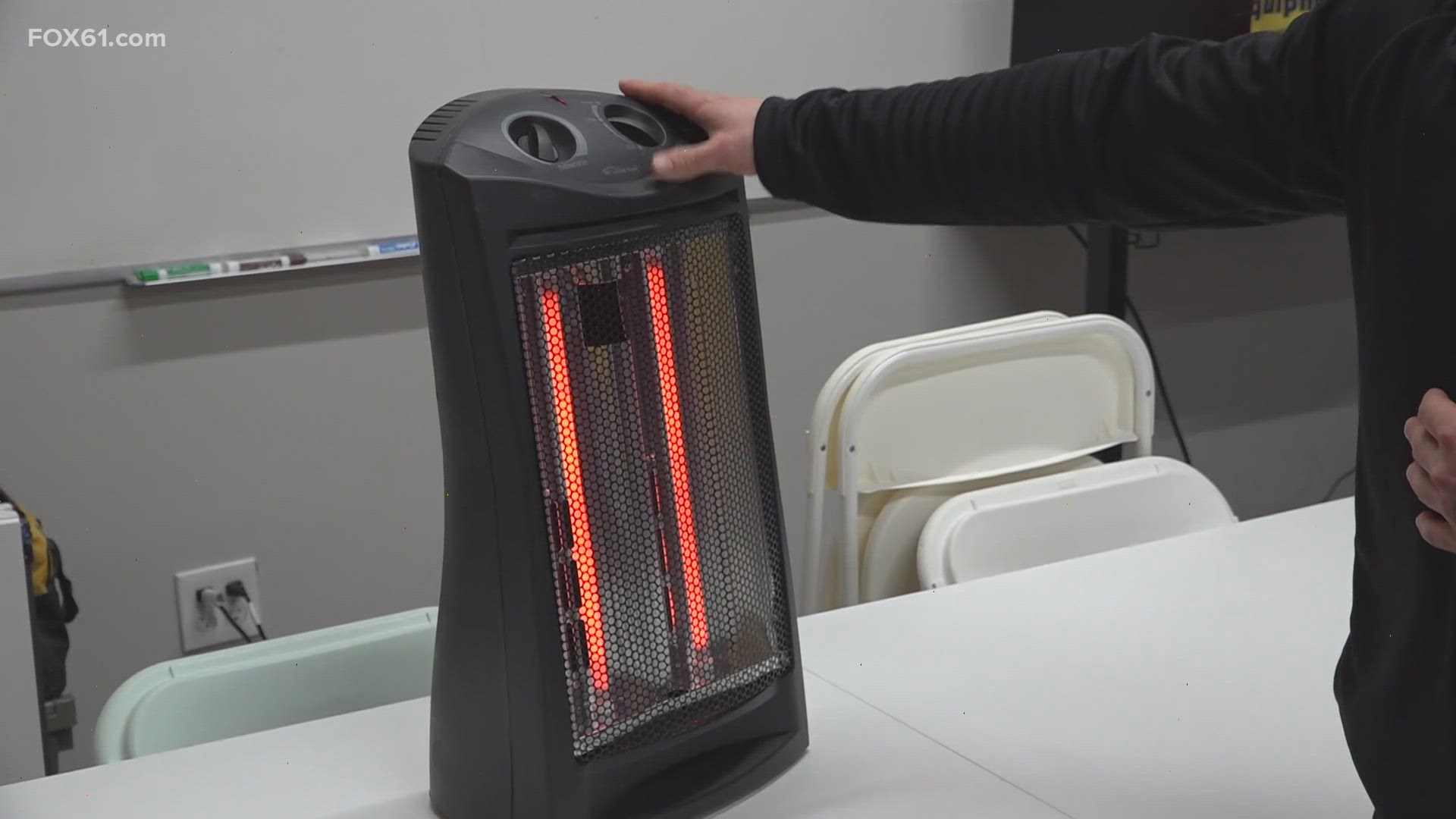Space heaters increase fire risk in Connecticut during extremely cold ...