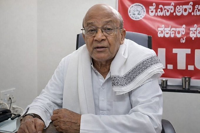 Trade union leader, labour veteran Anantha Subbarao dies at 84