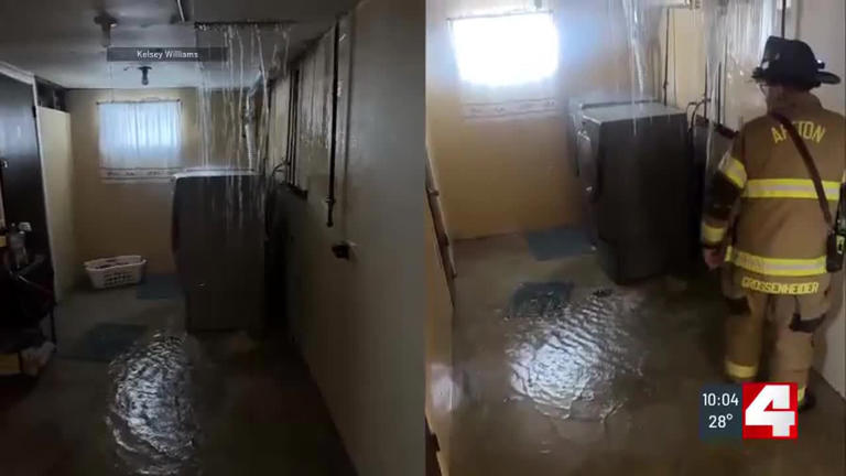 Thawing pipes leaves a mess to clean up at home and school