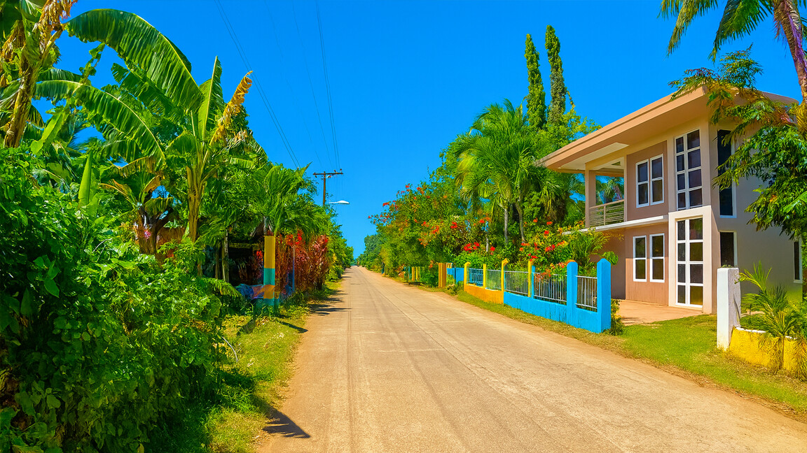 Olango Island daily life walk