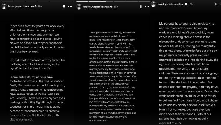 Did Brooklyn Beckham get the wedding story wrong? New details are ...