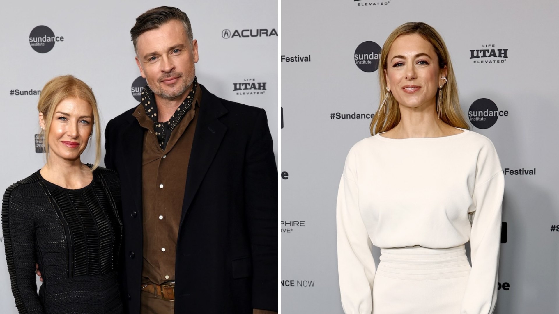 Tom Welling's wife reacts to Iliza Shlesinger saying movie kiss was ...