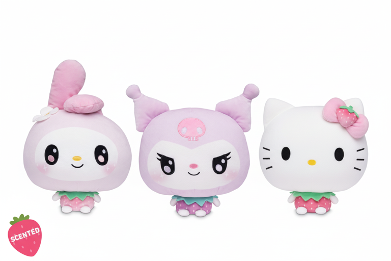 Sanrio skips candy & flowers with new Hello Kitty, Kuromi & more plush ...