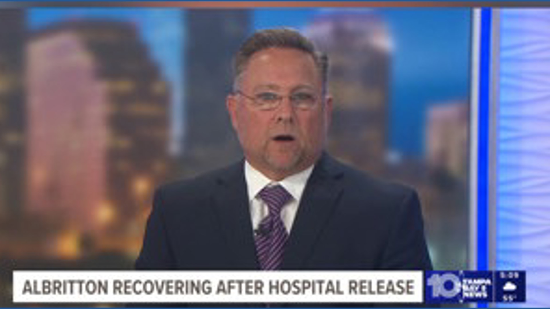 Florida Senate president, Ben Albritton, recovers after hospital release