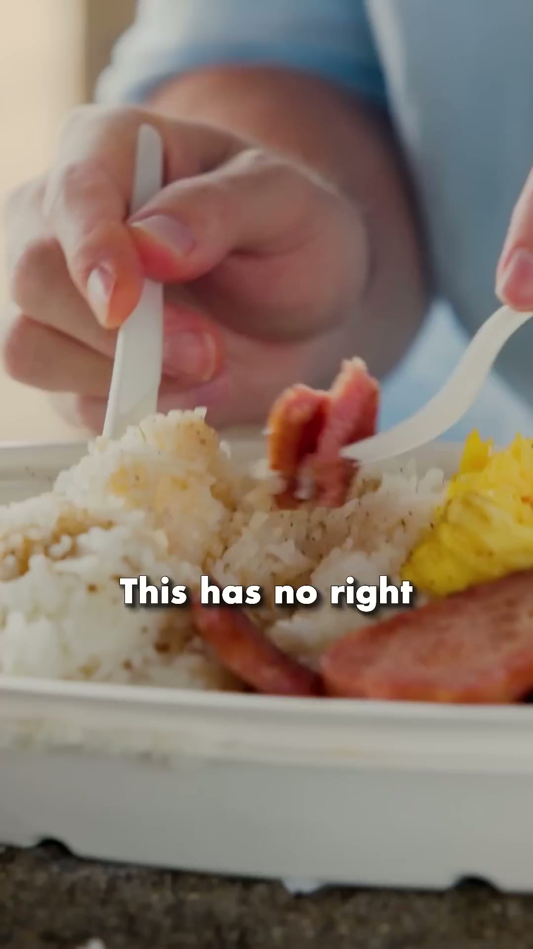 Two Brits try Hawaiian McDonald's Spam!