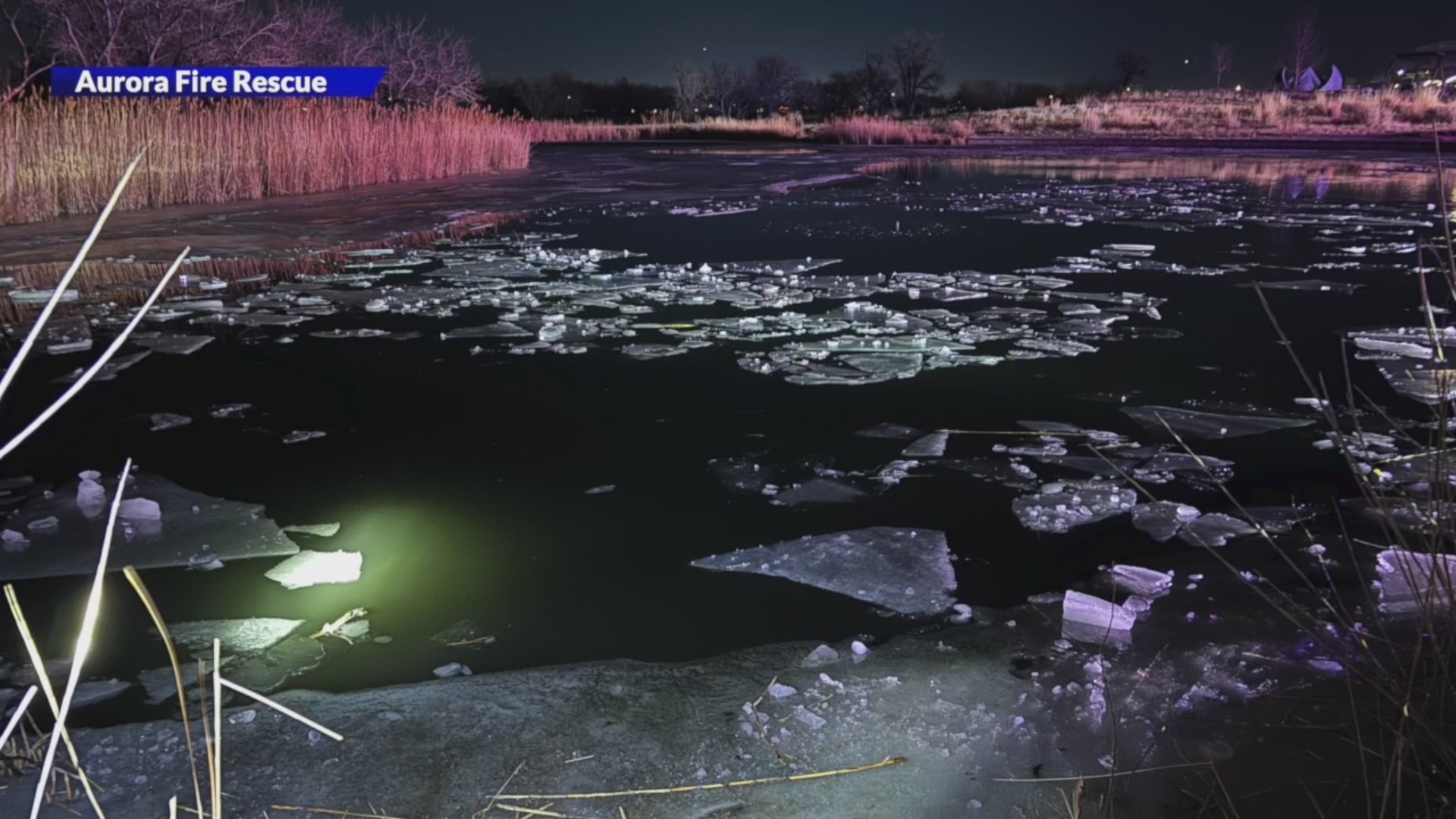 Man dies after falling through icy pond in Aurora