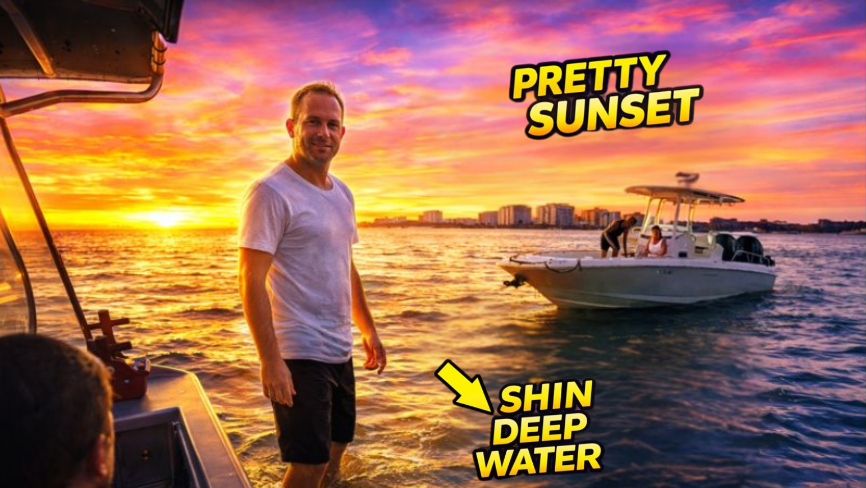 What can go wrong when you’re watching the sunset while boating