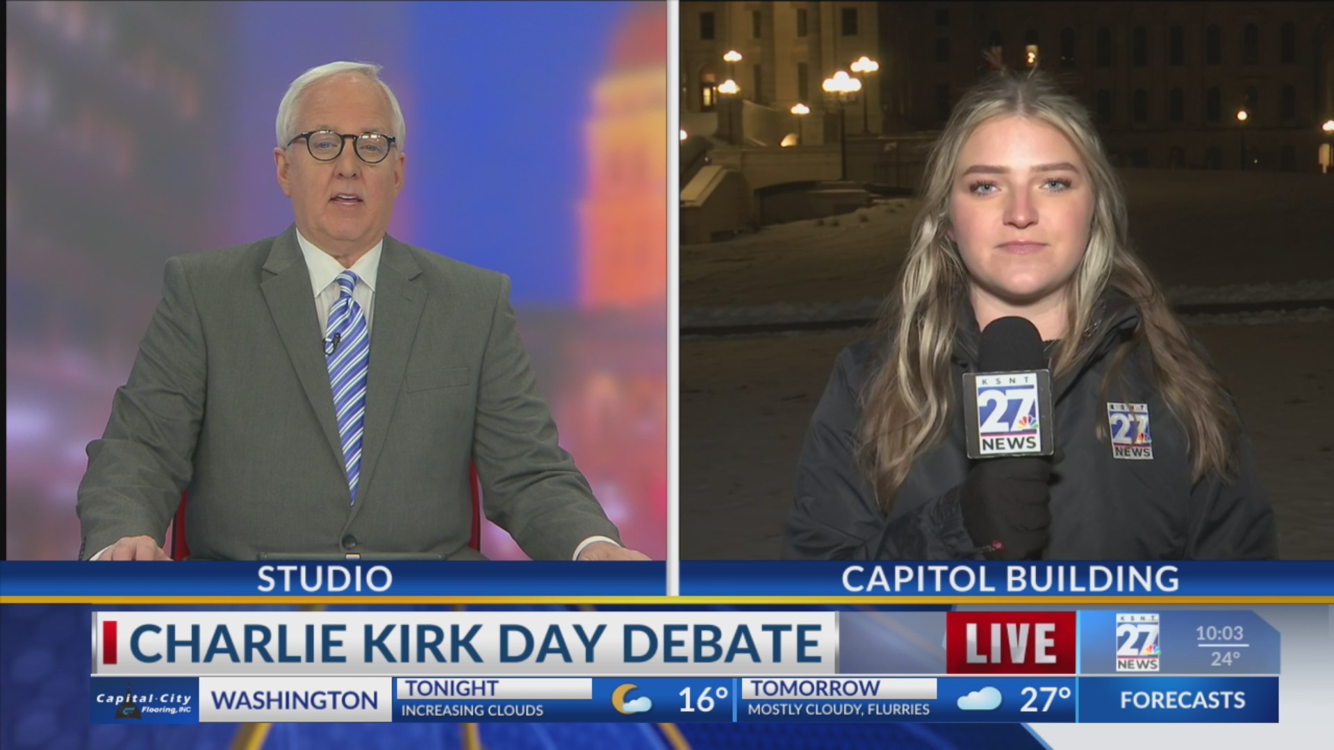 Charlie Kirk to be honored once a year in Kansas Senate