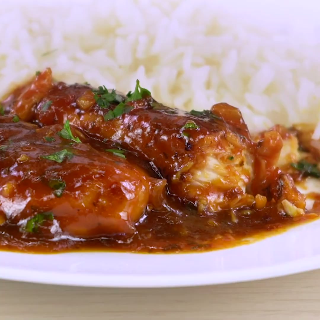 Filé de frango ao molho barbecue | Sal de flor