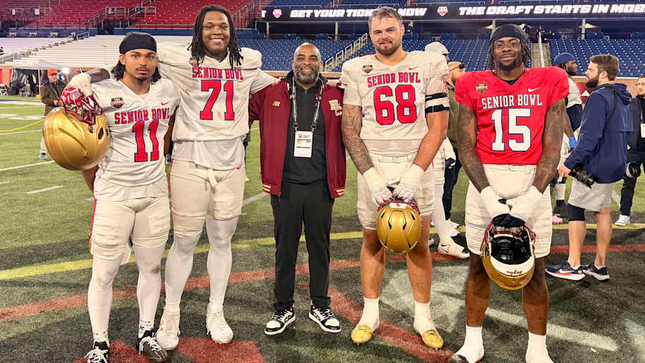 Boston College football impresses at 2026 Panini Senior Bowl practice ...