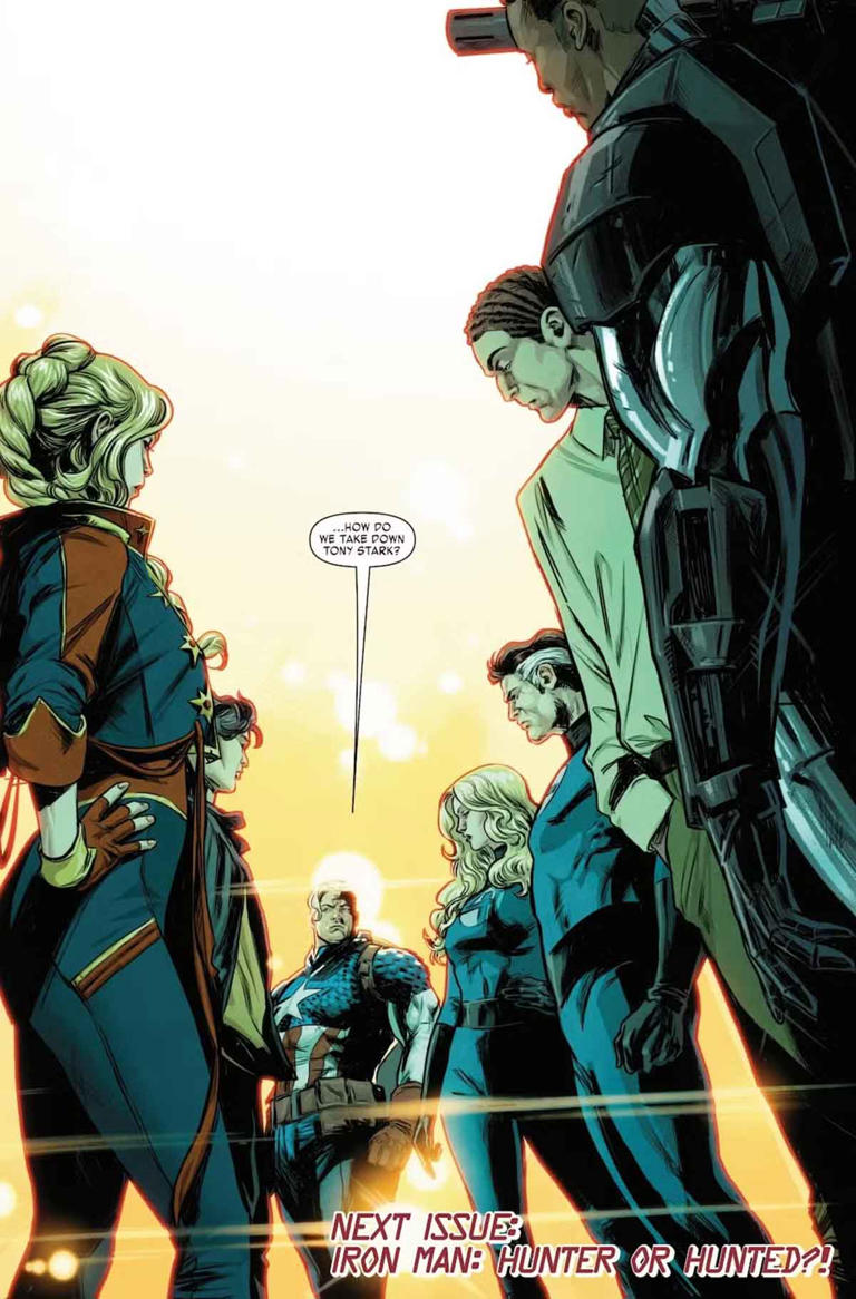 El nuevo Capitán América reúne a los Illuminati y su objetivo es Iron Man