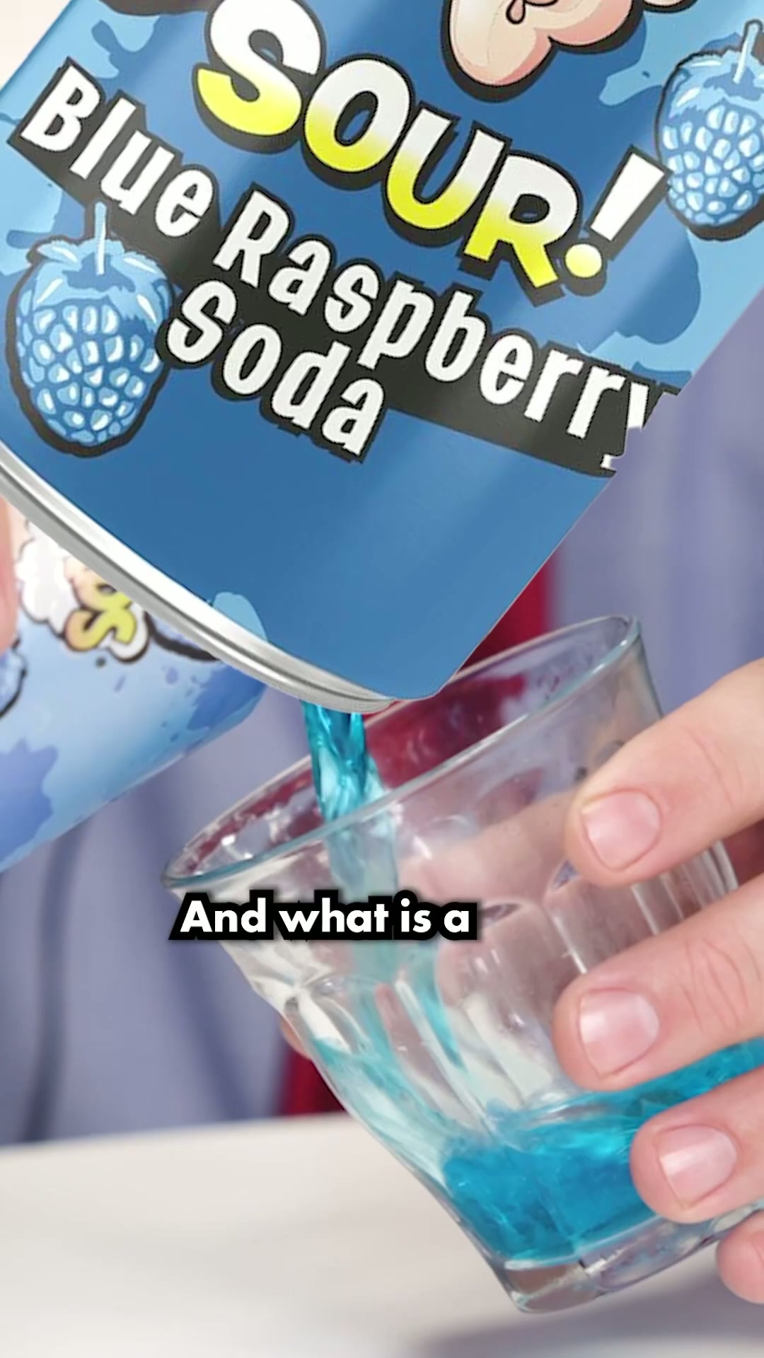 Students react to extreme sour Warheads blue raspberry soda!