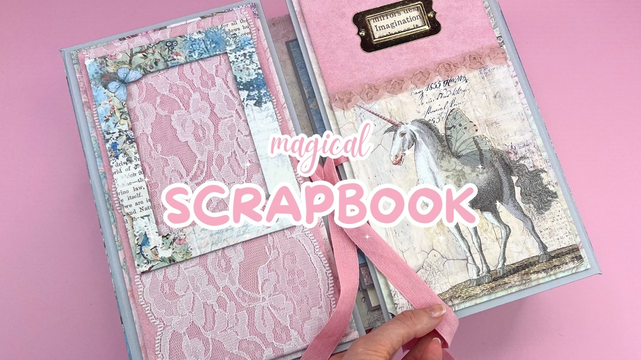 Unlock creativity with the coolest double open scrapbook