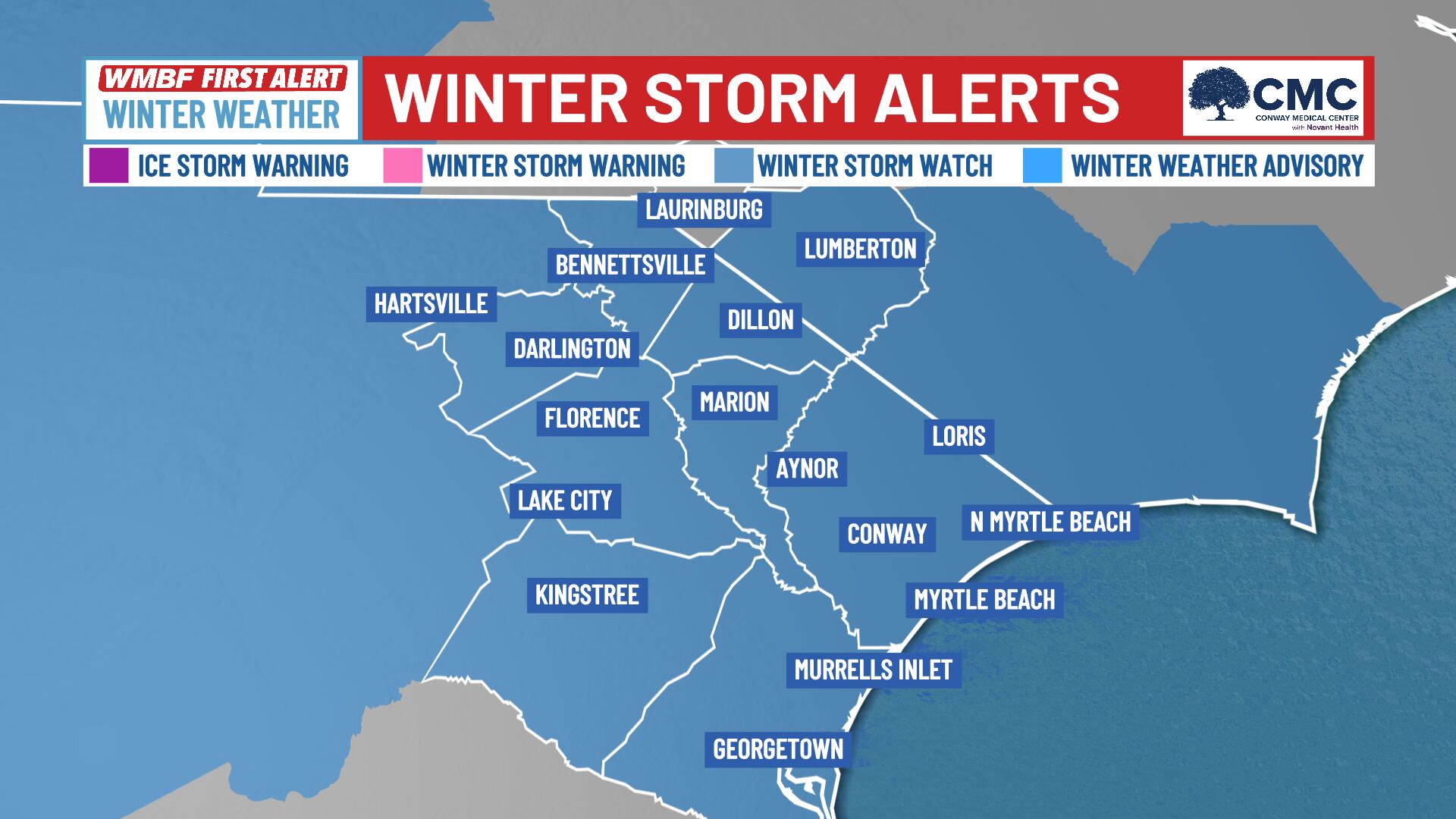 First alert weather days: Winter storm watch issued ahead of weekend ...