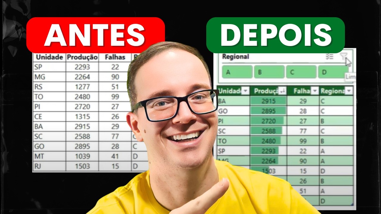 Deixe suas planilhas no Excel muito mais bonitas e profissionais