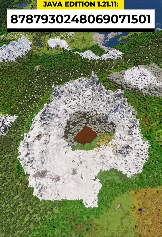 Minecraft mansion village caldera seed | Epic spawn location