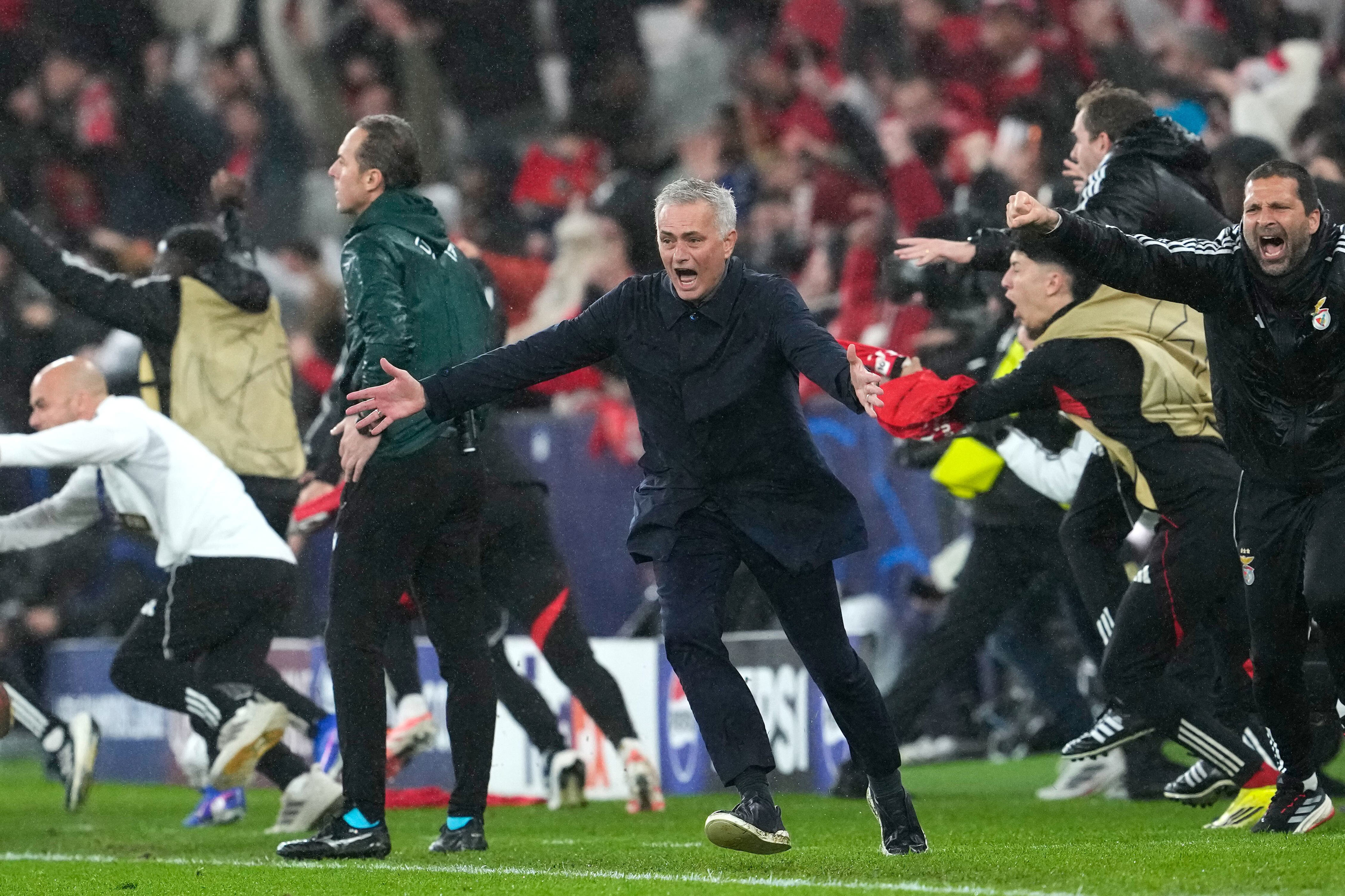Mourinho's Benfica stuns Real Madrid in playoff drama