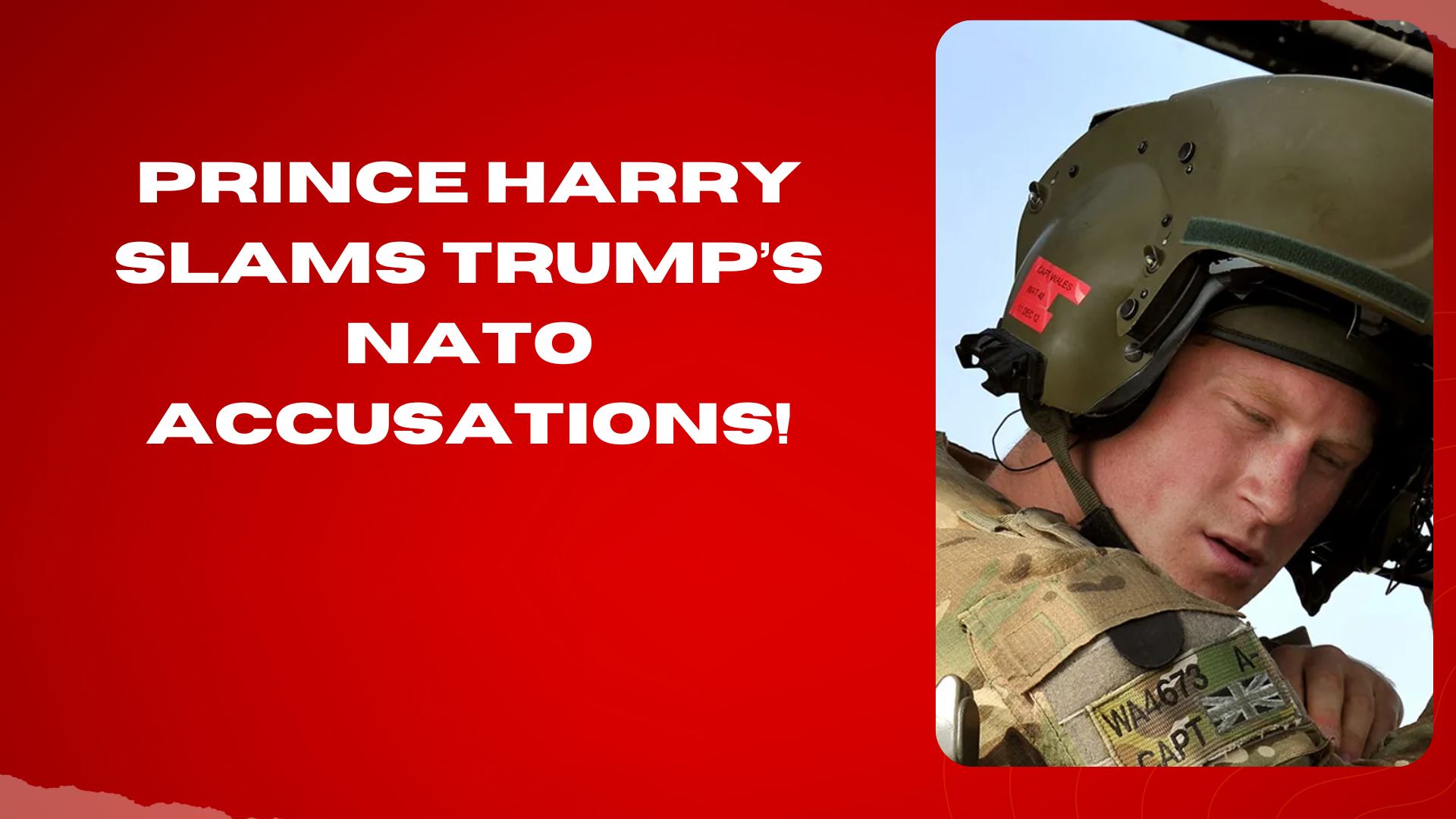 Prince Harry slams Trump’s NATO accusations!