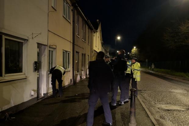 Immigration officers and police detain people in Swindon