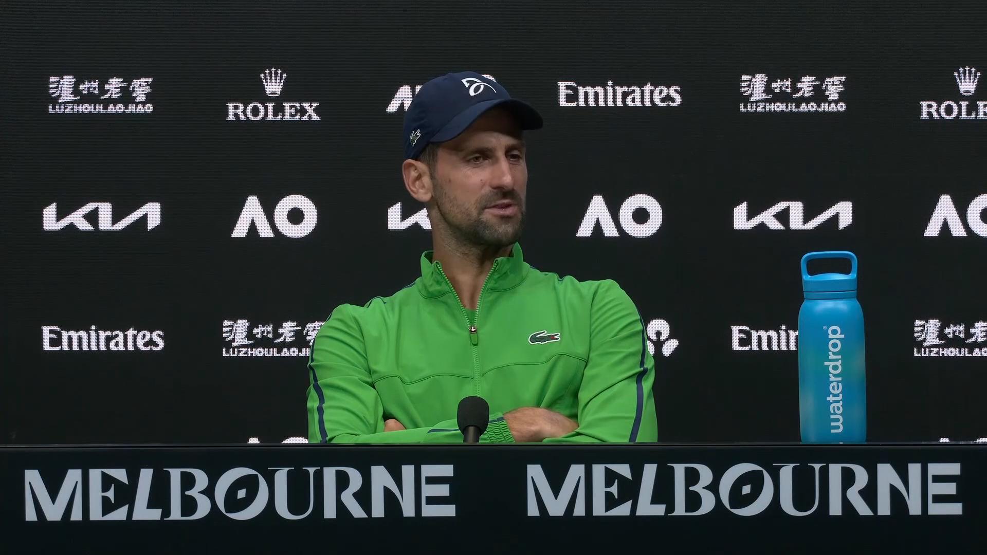 'A little bit disrespectful' - Djokovic reminds reporter over his Grand ...