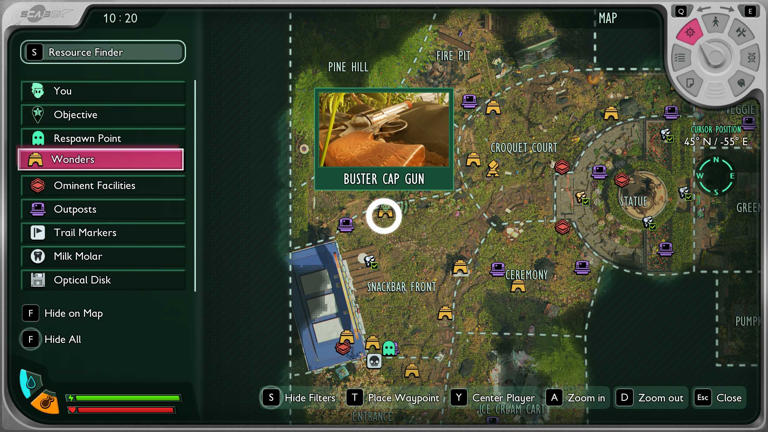 Where to find gunpowder clumps in Grounded 2