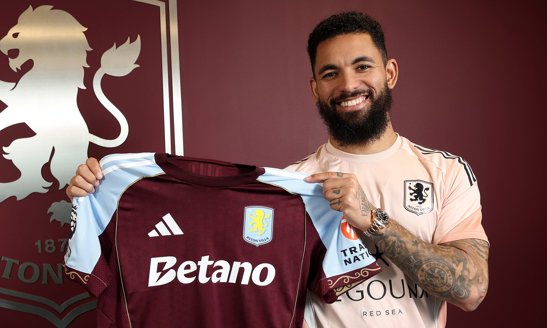 Aston Villa confirm the return of Douglas Luiz on loan from Juventus ...