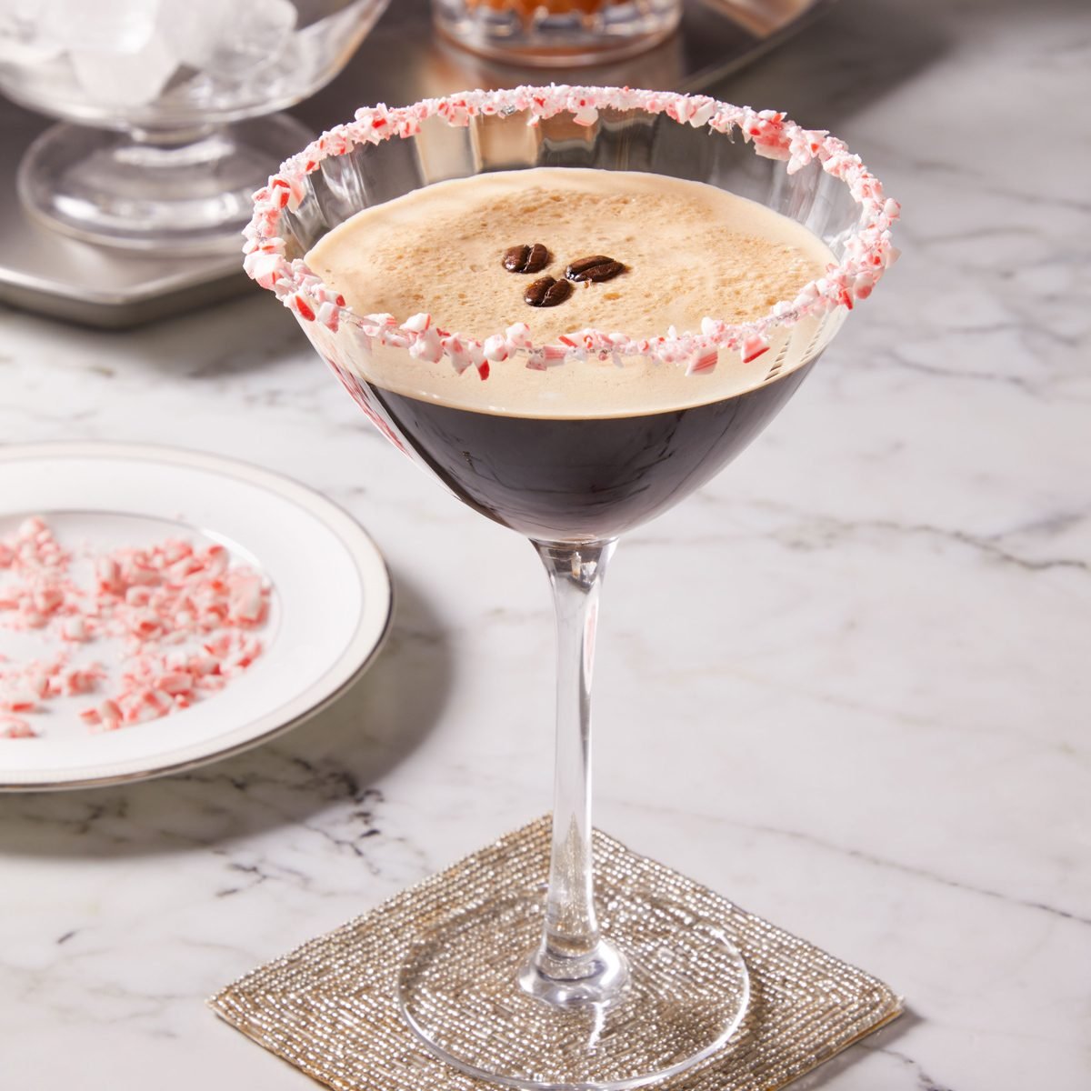 Peppermint espresso martini