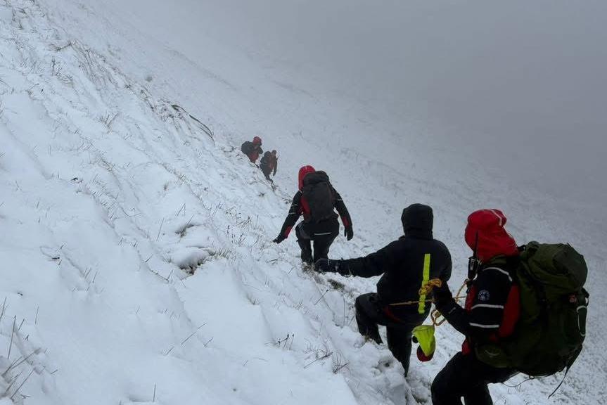 Walker rescued from Kinder Scout in the Peak District amid very ...